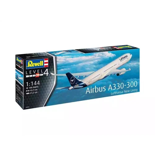 AIRBUS A330-300 LUFTHANSA NEW LIVERY KIT 1:144 Revell Kit Aerei ...