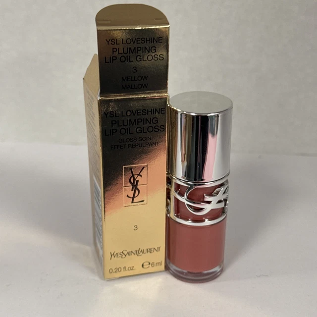 YSL LOVESHINE PLUMPING Lip Oil Gloss Mellow Mallow, 6ml, New In Box £26.95 - PicClick UK