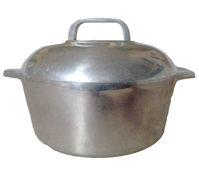VINTAGE ALUMINUM WAGNER Ware Sidney O Magnalite 4248P 5 Quart Dutch ...