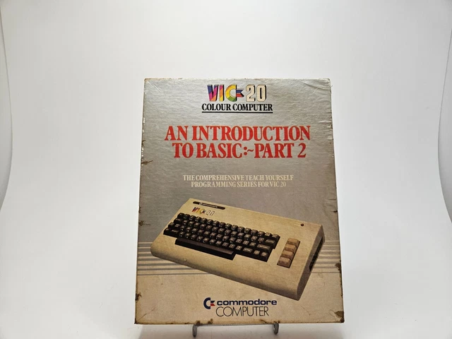 VINTAGE 1982 COMMODORE VIC-20 An Introduction to Basic Part 2 Cassette ...