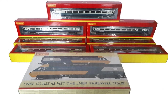 HORNBY R3957 LNER Class 43 HST Farewell Tour Train Pack + Mk3 Coaches OO Gauge £949.95 - PicClick UK