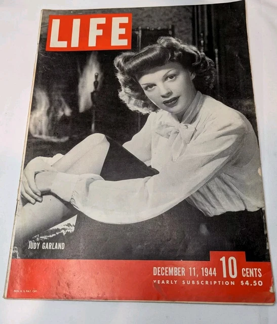 LIFE MAGAZINE JUDY Garland Wizard Of Oz Dec 11, 1944 £0.77 - PicClick UK