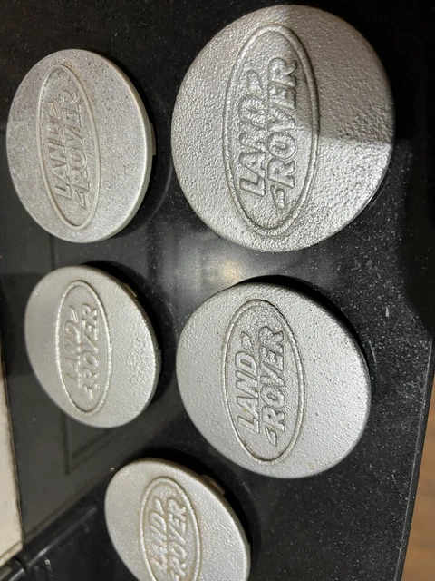 LAND ROVER DEFENDER Wheel Center Caps X5 Set Boost Alloys £25.00 ...