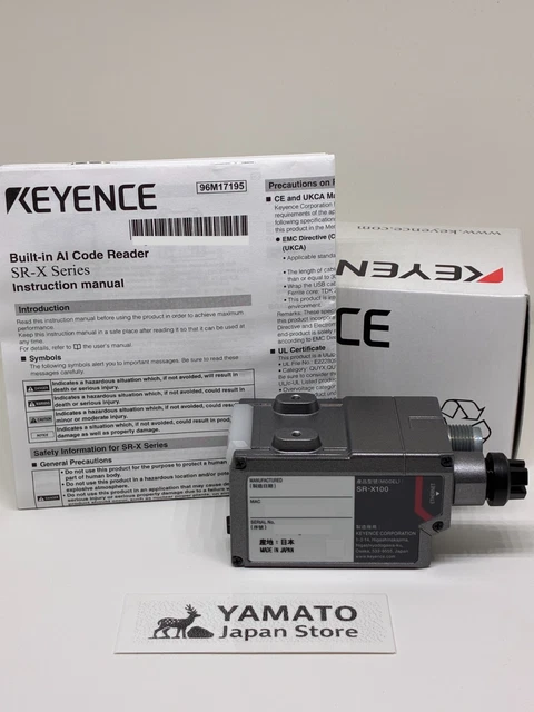 KEYENCE SR-X100 BARCODE Reader SRX100 New Unused from Japan Free ...
