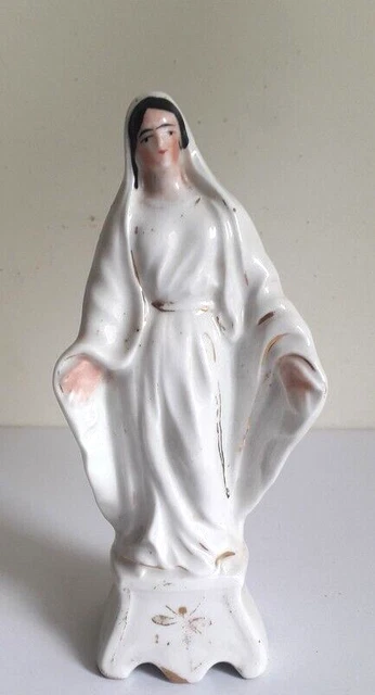 STATUETTE ANCIENNE DE La Sainte Vierge Marie 17 cm EUR 15,00 - PicClick FR