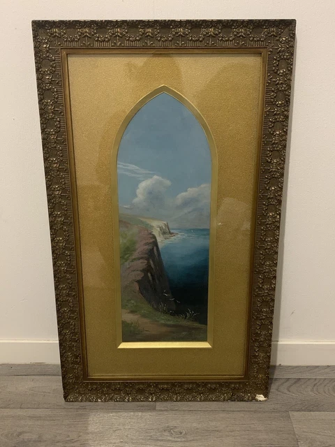 ANCIEN RARE TABLEAU fenetre A. Deconinck XIX eme EUR 750,00 - PicClick FR