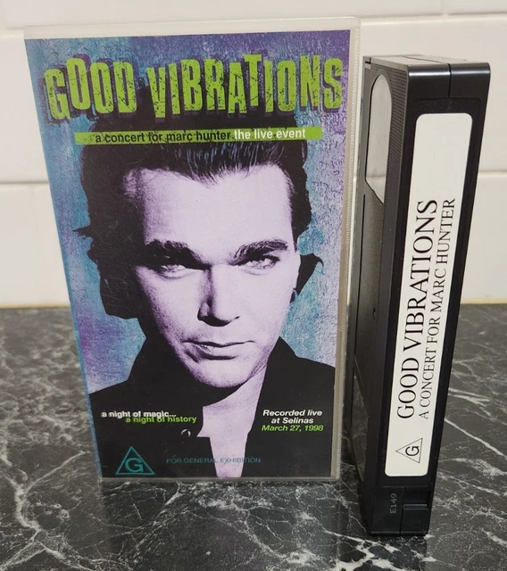 VINTAGE DRAGON VHS TAPE Good Vibrations: Live Concert For Marc Hunter ...
