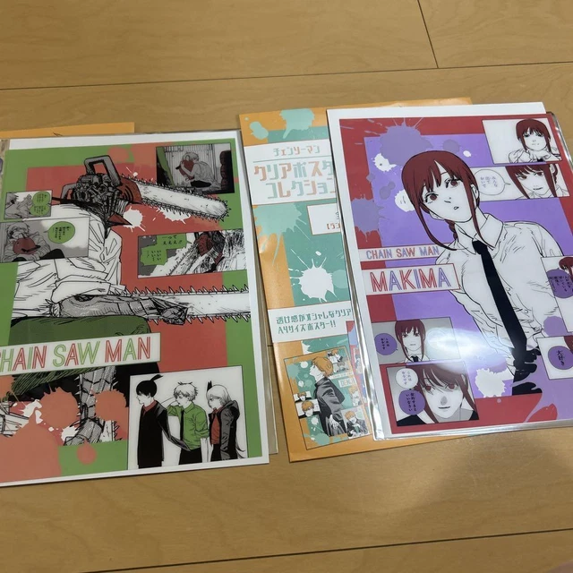 CHAINSAW MAN CLEAR poster collection chainsaw man makima set No.614 £53 ...