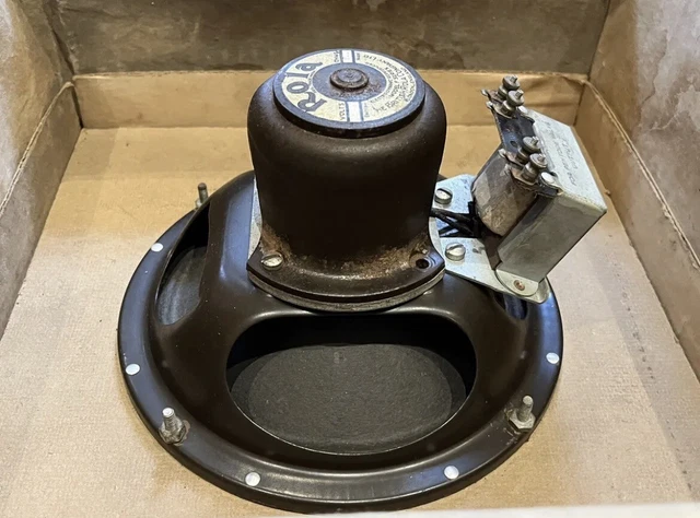 ROLA PERMANENT MAGNET Type 49’6 Speaker Complete With Transformer £69. ...
