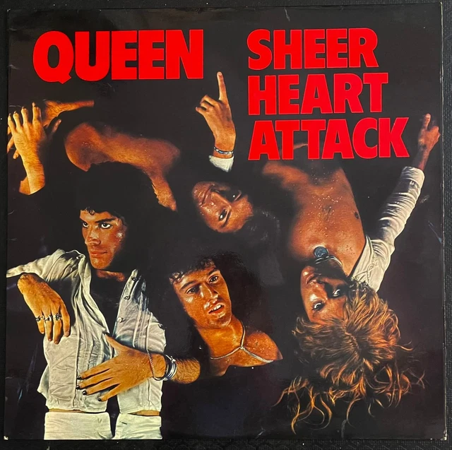 QUEEN SHEER HEART Attack Elektra Vinyl LP EUR 37,24 - PicClick FR