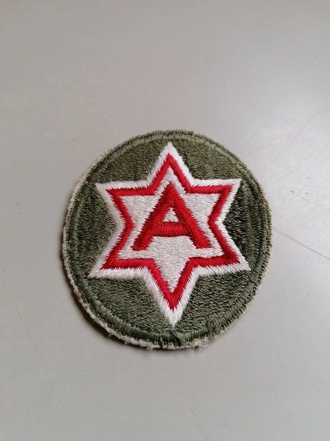 RARE PATCH ARMEE us 6th ARMY GROUP ww2 original £17.50 - PicClick UK
