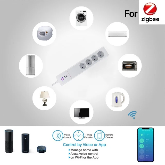 SOCKET 4-HOLE POWER Strip Brazilian/European Regulations For Zigbee 10A Outlet $90.32 - PicClick CA