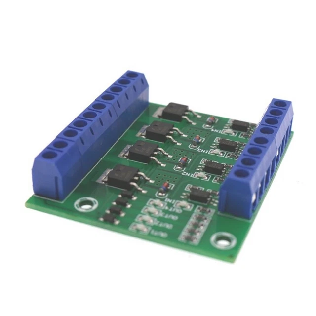 4 WAY PLC Amplifier Board Driver Module Board 4 Channel MOSFET ...