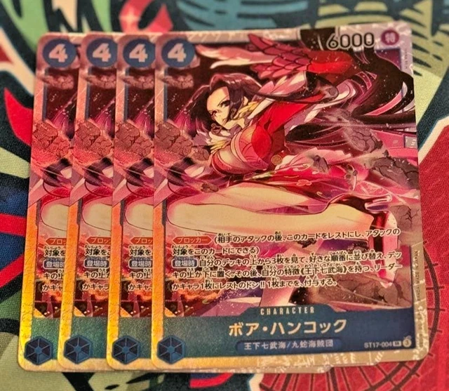 ONE PIECE CARD Game Boa Hancock ST17-004 SR normal version. Set of 4 £ ...