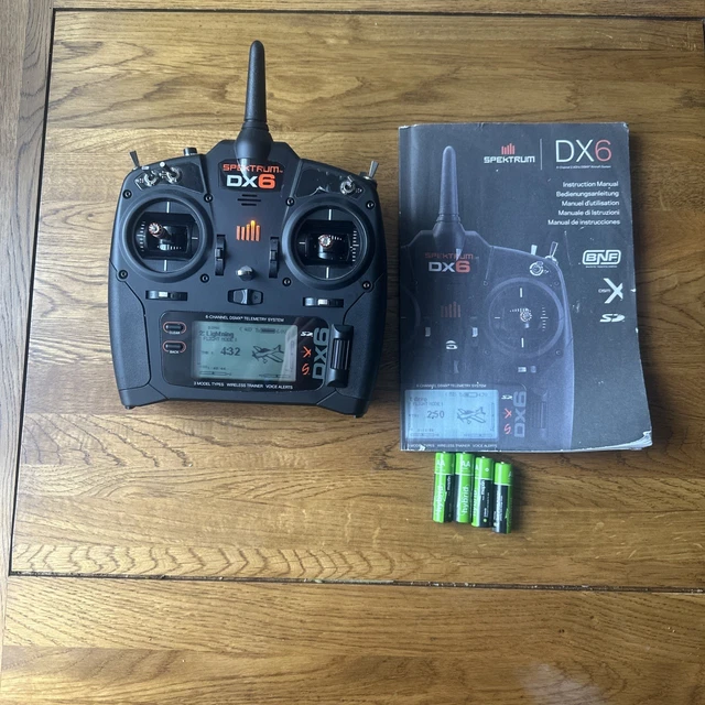SPEKTRUM DX6 GEN II 6-channel DSMX transmitter with voice alerts £110. ...