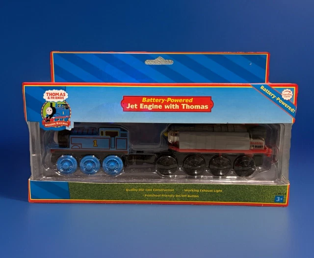 NEW BATTERY POWERED Jet Engine Thomas 2005 Thomas Friends Wooden ...