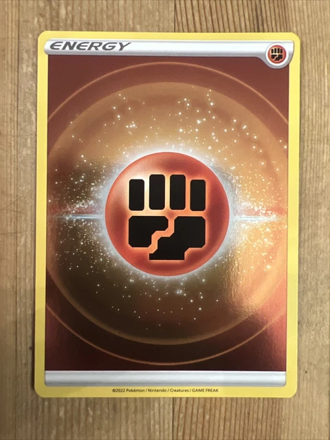 FIGHTING ENERGY REVERSE Holo Crown Zenith 2023 Pokemon Card SWSH - NM ...