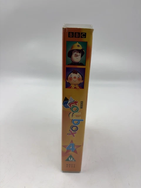 BBC TOYBOX 4 - Vhs Video - Postman Pat + Fireman Sam + Pingu Pal £24.95 ...