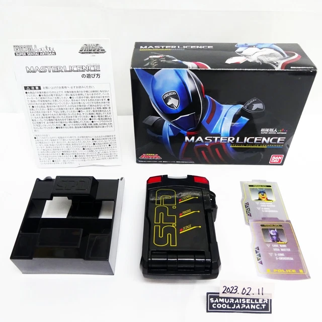 POWER RANGERS SPD Master License Dekaranger Super Sentai Artisan Dekamaster EUR 128,22 - PicClick FR