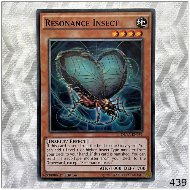 RESONANCE INSECT - DUEA-EN039 - Common 1st Edition Yugioh EUR 1,82 ...