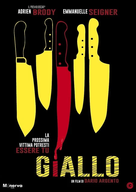 GIALLO (DVD) ADRIEN Brody Emmanuelle Seigner Elsa Pataky Byron Deidra ...