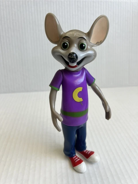 VINTAGE CHUCK E Cheese CEC 7" Poseable Moveable PVC Action Figure £15. ...