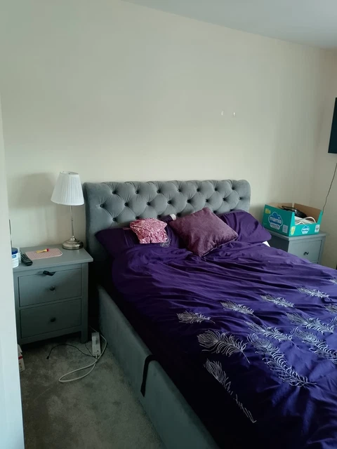 135CM SIDE OPENING Ottoman Upholstered Bedframe £577.83 - PicClick UK