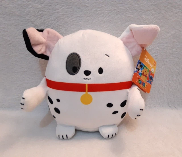 DISNEY SQUASHY PODGIES 101 Dalmatians Dog Soft Plush Cuddly Toy 8inch ...