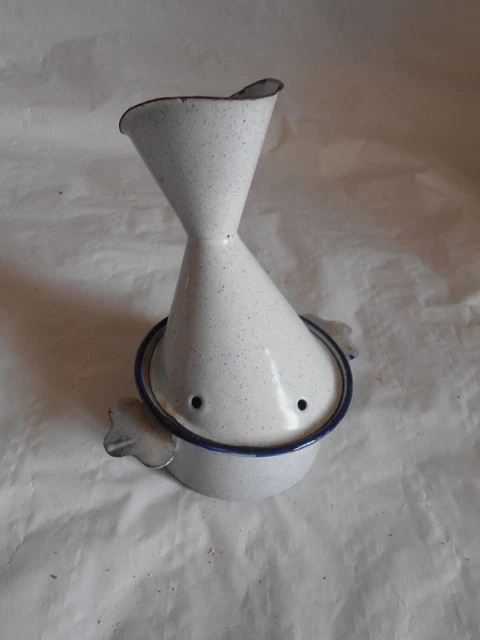 VINTAGE MEDICAL FRENCH Enamelware 1920s Steam Vaporizer Inhaler £25.00 ...