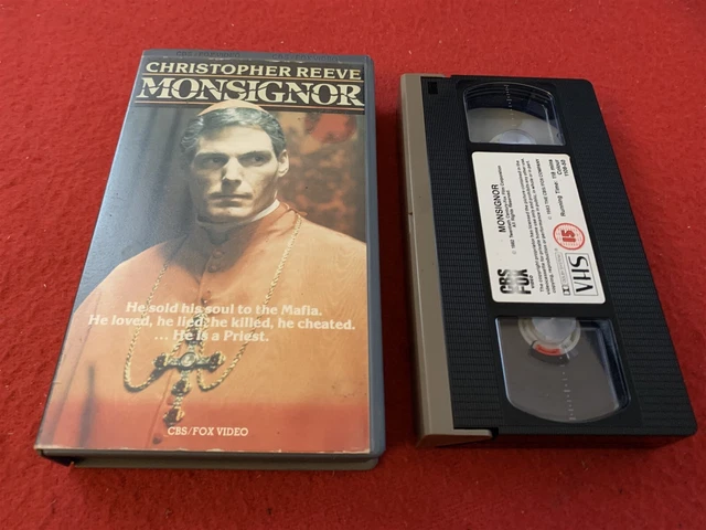 MONSIGNOR RARE CBS Fox Pre-Cert Vintage Vhs Video Tested Christopher ...