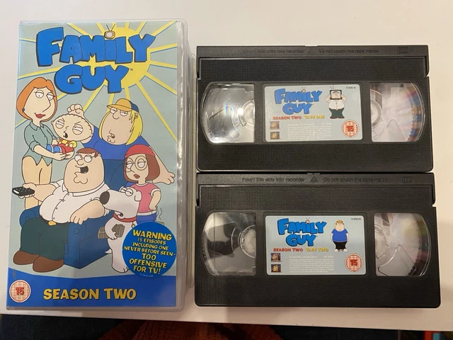FAMILY GUY SEASON 2 Two Vhs Video Cult Rare £39.99 - PicClick UK