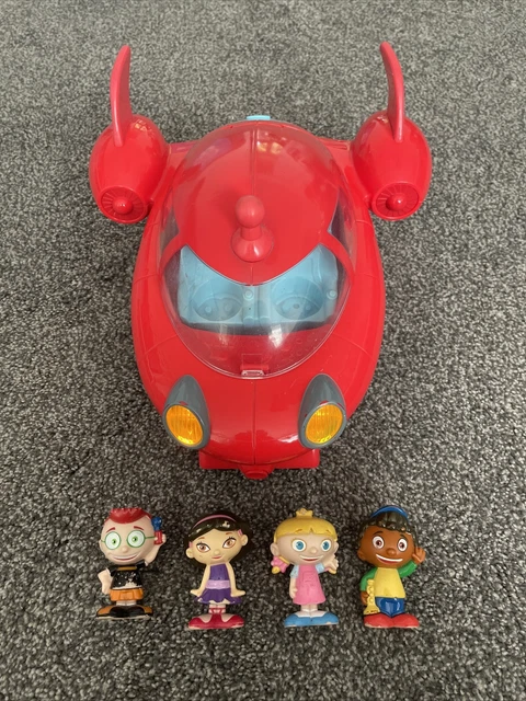 LITTLE EINSTEINS MATTEL 2006 Disney Pat Pat Rocket And Figures lights ...