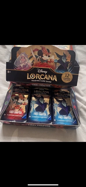DISNEY LORCANA THE First Chapter Booster Box 17 PACKS - NEW £110.00 ...