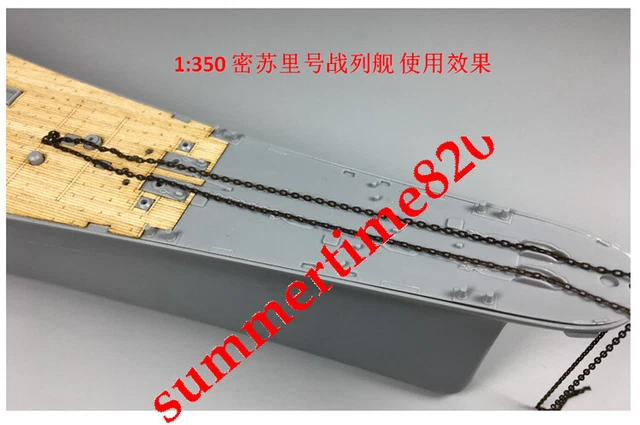 SHIP ANCHOR BATTLESHIP Carrier Copper Chain 1/350 Scale CY350012 old ...