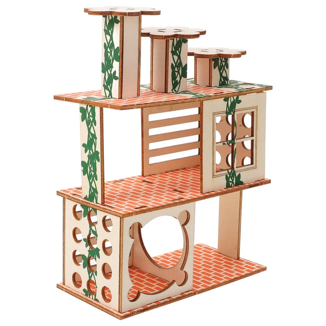 5 PIECES HAMSTER Climbing Frame Toy Squirrel House The Fence £26.15 ...