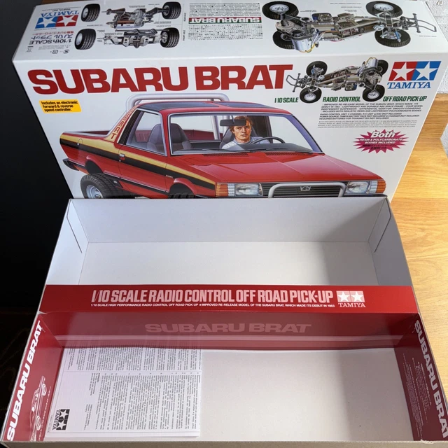 TAMIYA SUBARU BRAT 1/10th Scale RC Car EMPTY BOX RARE £27.73 - PicClick UK
