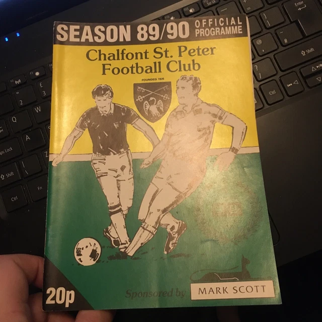 CHALFONT ST PETER V Tooting & Mitcham United 1989/90 VL £2.49 - PicClick UK