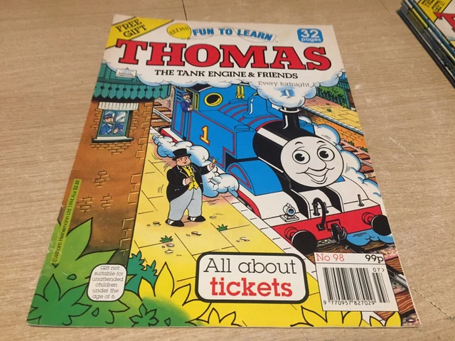 THOMAS THE TANK engine & friends fun to learn no 98 £5.25 - PicClick UK