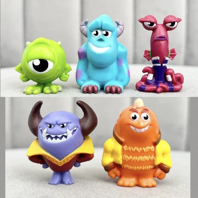 DISNEY STORE PIXAR Monsters Inc University Mini Action Figure Toy Mike ...