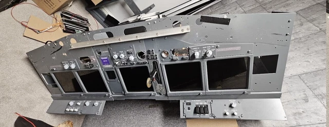 SIMWORLD DUAL SEAT Boeing 737 MIP for Flight Simulator. Prewired Panels ...