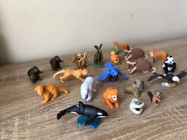 KINDER SURPRISE NATOONS animals wild life safari mixed lot toy used EUR ...