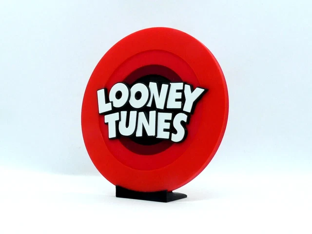 LOONEY TUNES SIGN Logo Figure 3D Printed PLA+ Handmade Novelty Gift ...