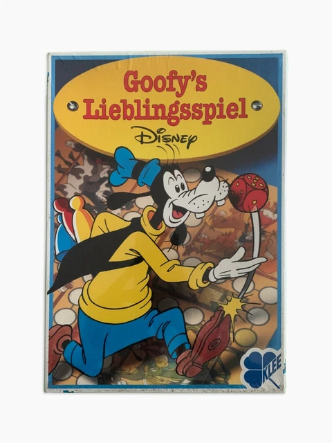 DISNEY GOOFY'S LIEBLINGSSPIEL NEU Klee 1980 Brettspiel Sammler Vintage ...