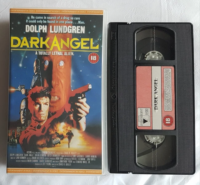 DARK ANGEL (VHS) 1990 - Dolph Lundgren + Matthias Hues + Brian Benben £ ...