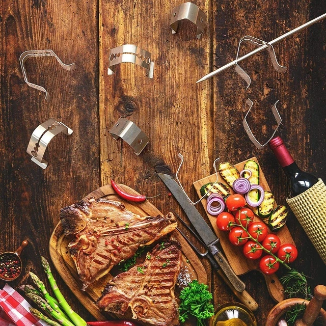 CLIPS DE SONDE barbecue thermom??tre en acier inoxydable outils ...