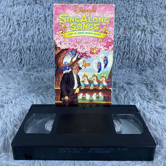 DISNEYS SING ALONG Songs - Song of the South: Zip-A-Dee-Doo-Dah VHS ...