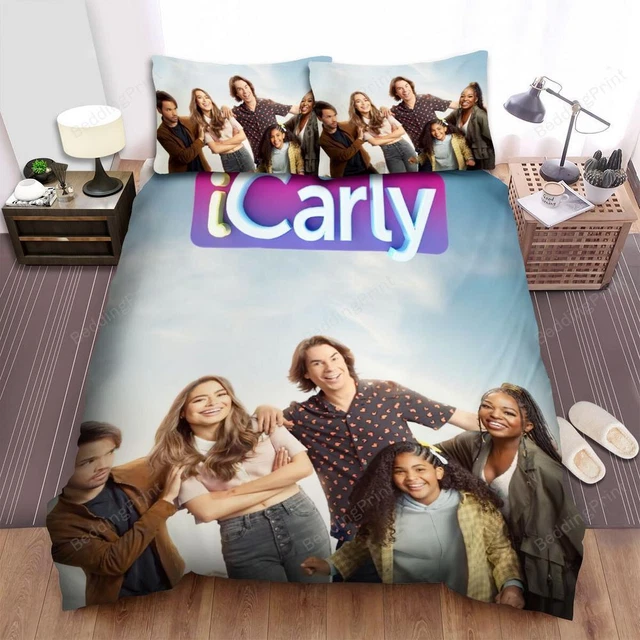 ICARLY MOVIE POSTER 3 Quilt Duvet Cover Set Bedroom Decor Single King ...