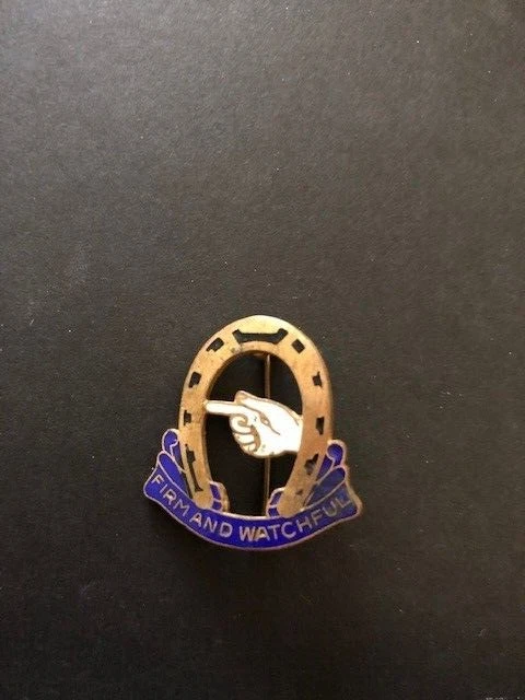 WW2 US ARMY 81st Cavalry Reconnaissance Company DI DUI Crest Firm And ...