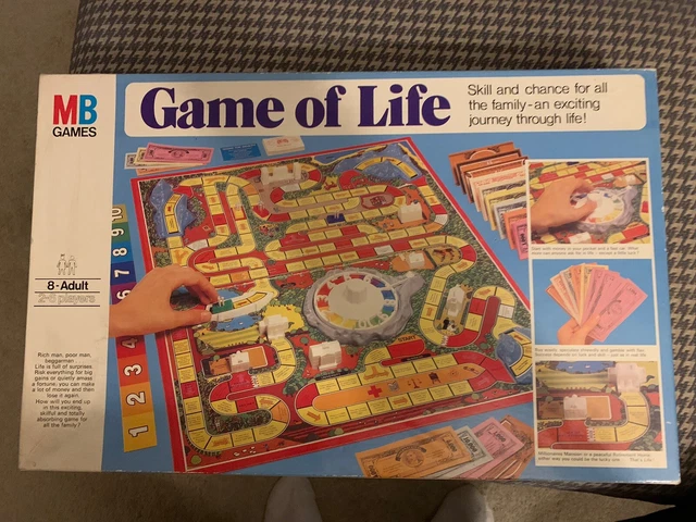 MB GAMES GAME Of Life Board Game 1978 Complete Excellent Condition £14. ...