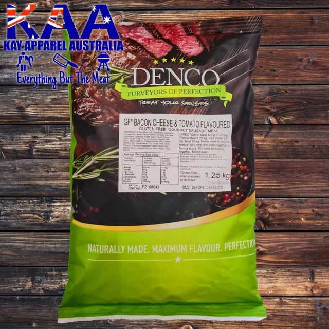 DENCO BACON CHEESE Tomato Gourmet Sausage Meal Premix Seasoning 1.25kg ...